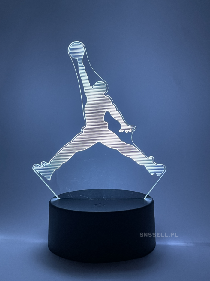 Lampka Led RGB Logo JORDAN 💡 ZDALNIE STEROWANA - snssell.pl